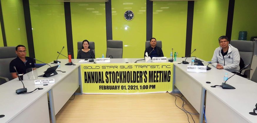 Goldstar Bus Transit, Inc. and Ceres Transport Inc. hold annual meeting ...