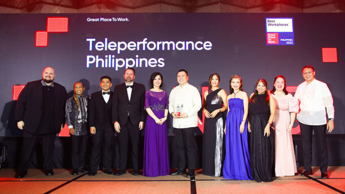 In Full. Teleperformance Philippines bags Philippines Best Workplaces ...